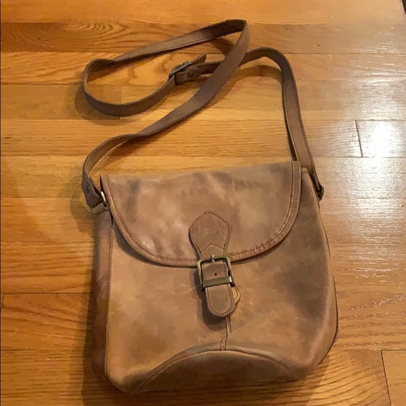 Ganson | Bags | All Leather Cross Body Purse | Poshmark